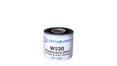 PolyGuard WindowSeal Window Flashing Tape, 6"x100', 20mil Thickness ...