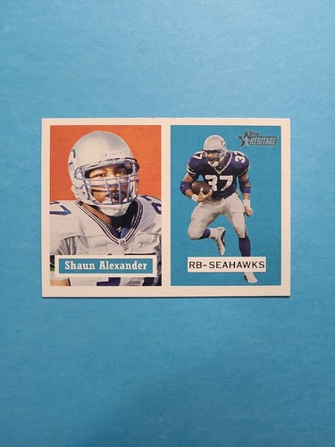 SHAUN ALEXANDER 2002 TOPPS HERITAGE FOOTBALL CARD # 70 G5505 | eBay