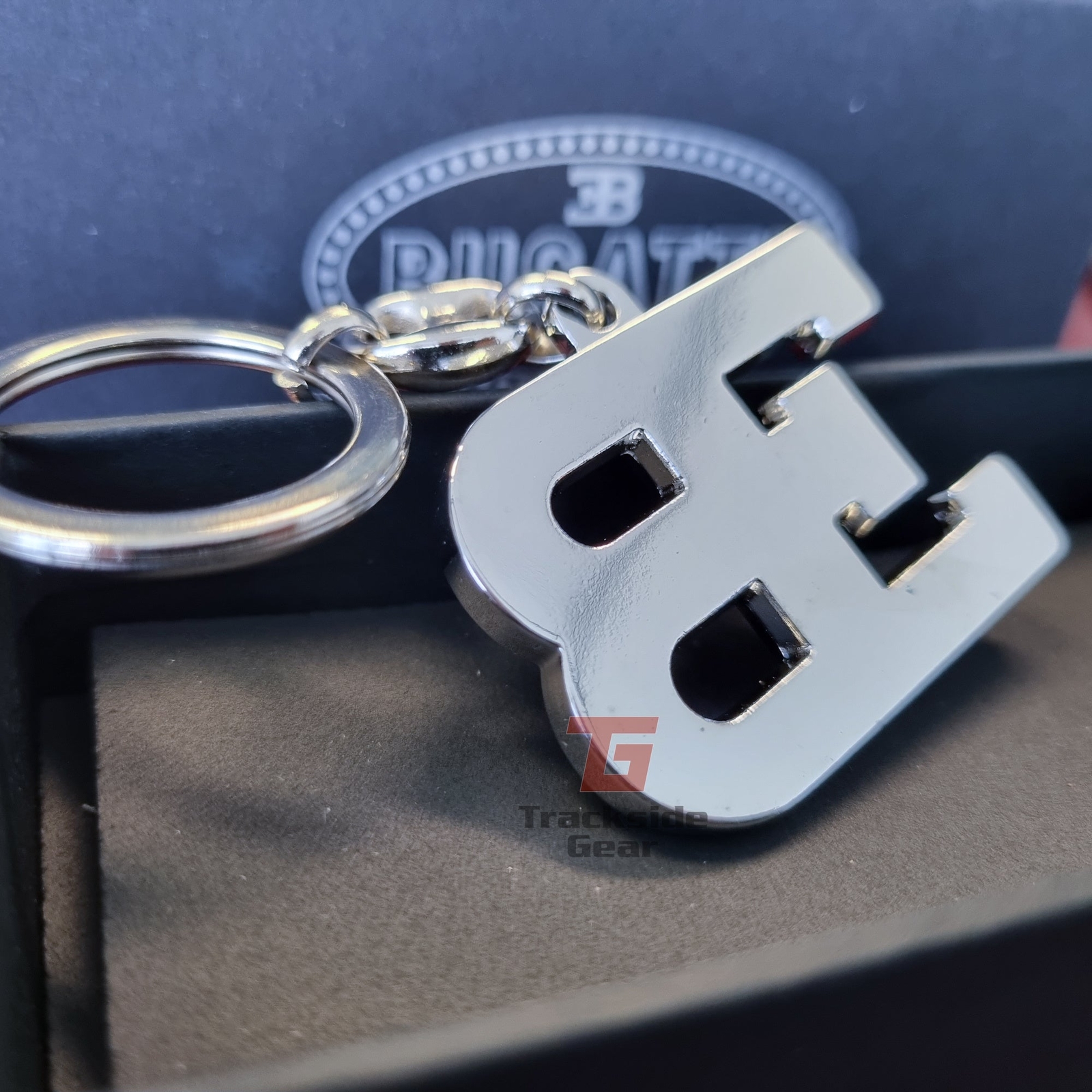 Bugatti Authentic Blue EB Logo Metal Keyring Keychain | eBay Australia