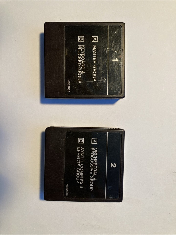 YAMAHA ROM Cartridge For DX7 synth. (2 Cartridges) | eBay
