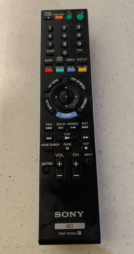 OEM Original SONY RMT-B102A Blu-Ray Remote Control | eBay