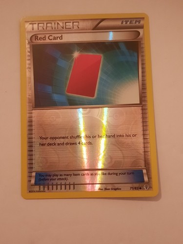 Red Card #71/83 Generations Uncommon Pokemon Reverse Holo Trainer NM ...