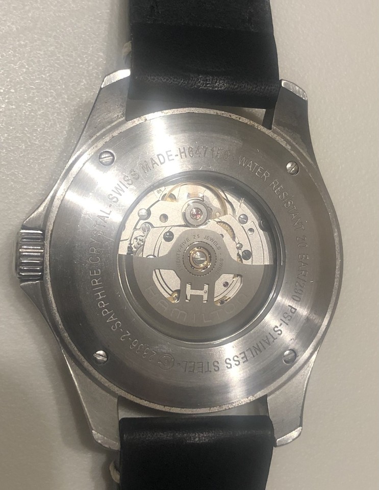 HAMILTON KAKHI AVIATION PILOT AUTOMATIC DAY DATE REF H64715885 | eBay