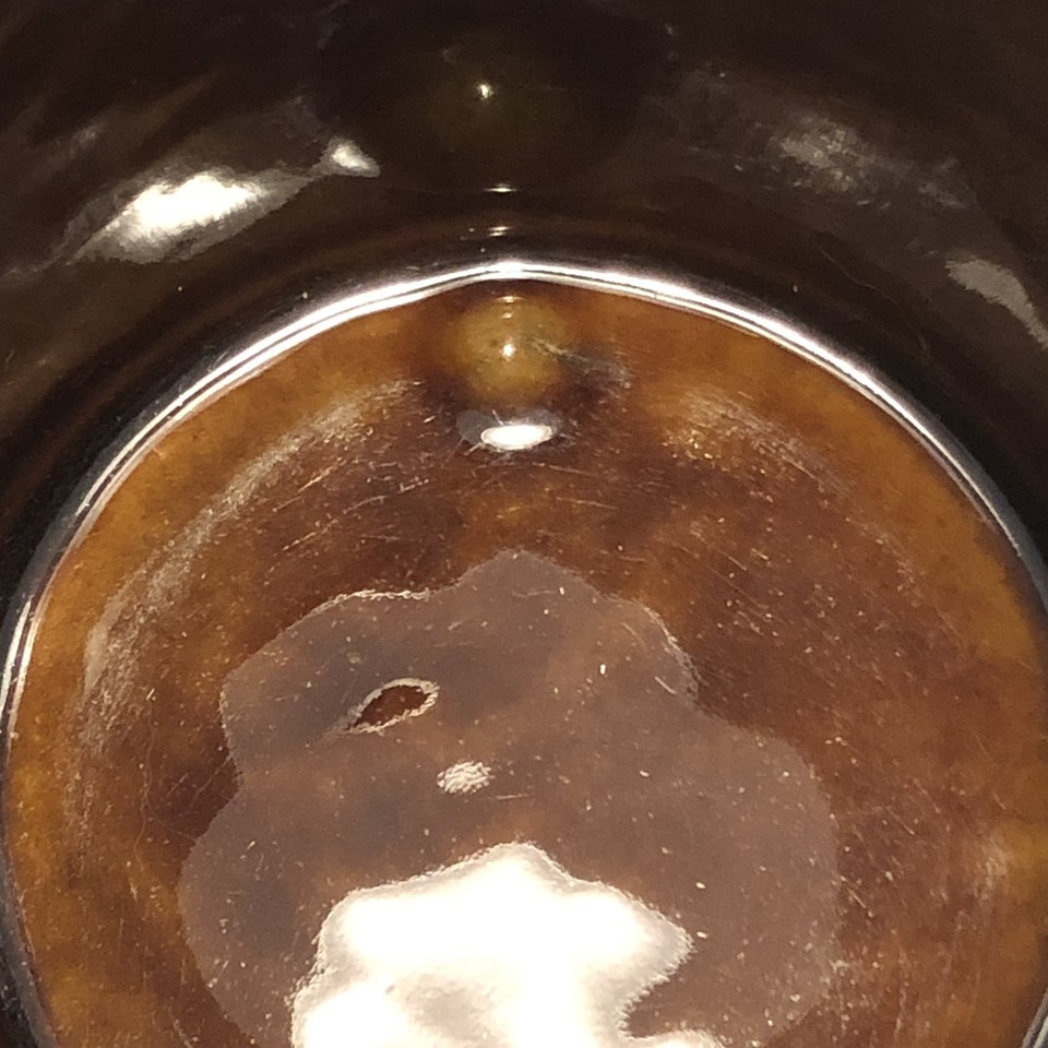 Vintage Hull USA Pottery Brown Drip Glaze 5” Coffee Mug Stein Cup READ ...