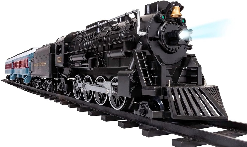 Polar Express Model Train Set with Track Lights, Sound & Remote ...