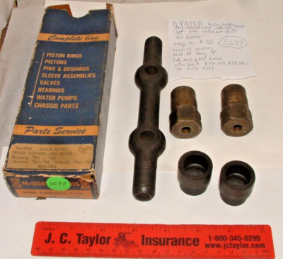 NOS Upper inner control arm shaft and bushings, for some 1950s Mercury ...