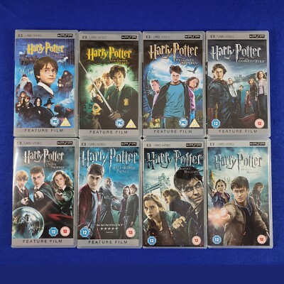 UMD video HARRY POTTER x8 MOVIE COLLECTION *x (Works On US Consoles ...
