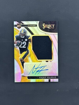 2021 Select Najee Harris Rookie Signature Materials Jersey Autograph ...