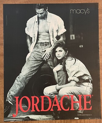 Vintage 90s 1994 JORDACHE Denim Jeans Macy’s Sexy Models Print Ad | eBay