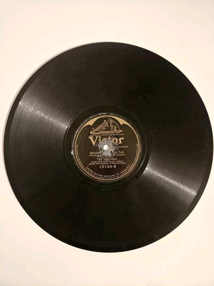 VICTOR Record 78 rpm 19189 STACK O LEE BLUES / STAVIN CHANGE - Tested ...