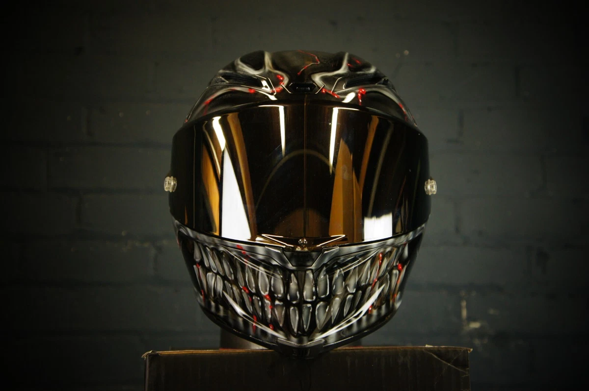 Custom Painted Skull Motorcycle Helmets
