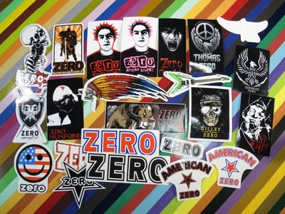 vtg 1990s 2000s Zero skateboards sticker - deck graphics, Cole Thomas ...
