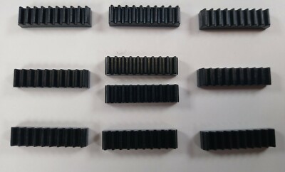 x10 Lego Black 1x4 Technic Gear Rack Part 3743 ev3 technic steam robot ...