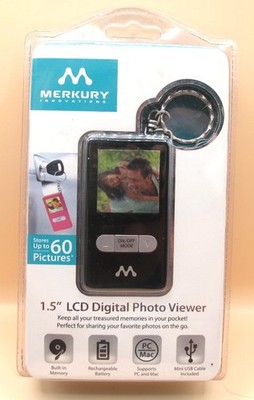 MERKURY INNOVATIONS 1.5" LCD Digital Photo Viewer Portable Keychain ...