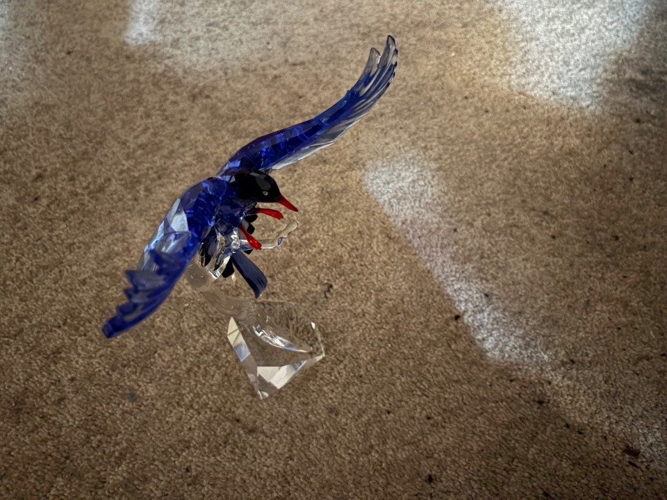 Swarovski Taiwan Blue Magpie Crystal Paradise Sculpture 5428653 | eBay