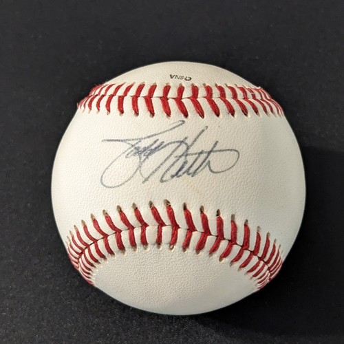 TODD HELTON AUTOGRAPHED BASEBALL COLORADO ROCKIES LEGEND 2024 HOF ...