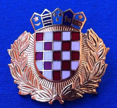 Croatian Army HV, vintage metal badge, Croatian Small Badge ! | eBay