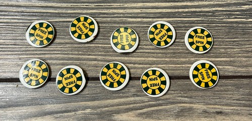 Vintage 1985 Wheel Of Fortune Replacement Piece Part 10 Free Spin ...