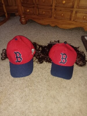 BOSTON RED SOX DENNIS ECKERSLEY HAIR HAT, MUSTACHE FENWAY PARK CAP, Lot ...