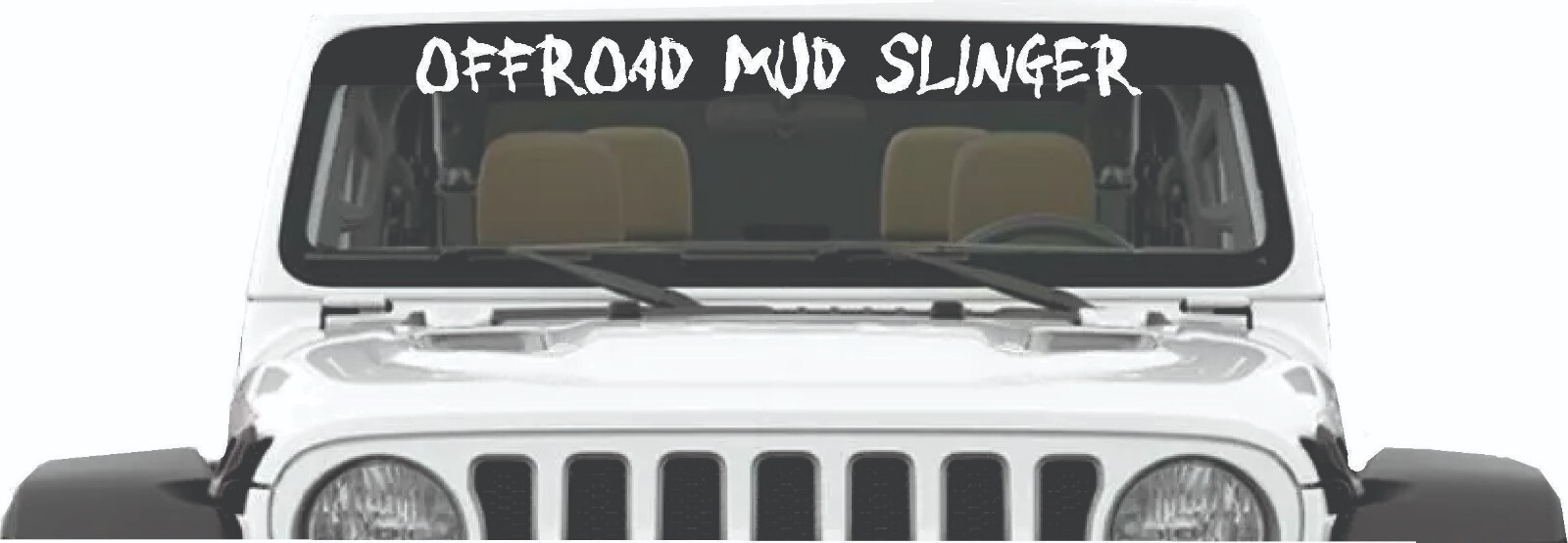 Offroad Mud Vehicle Banner Decal Sticker Off Road 4x4 Rock Dirty Truck ...