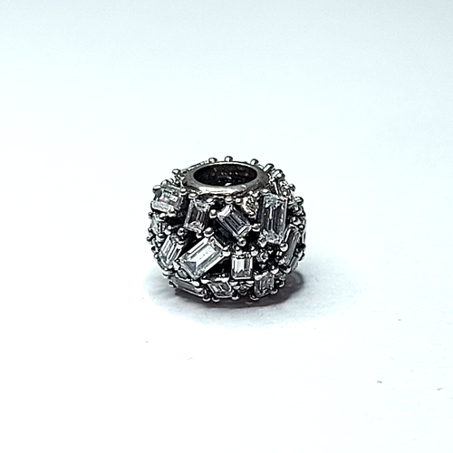 Genuine Pandora Silver (925, ALE) Sparkling Ice Cube Charm | eBay Australia