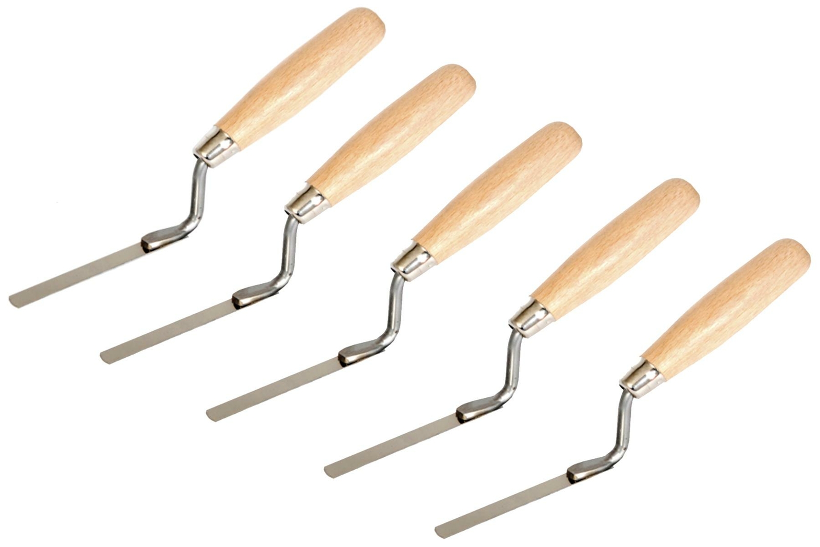 Stainless Finger Pointing Trowel Brick Jointer Tuck, Bricklayer, Wooden ...