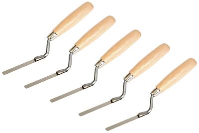 Stainless Finger Pointing Trowel Brick Jointer Tuck, Bricklayer, Wooden ...