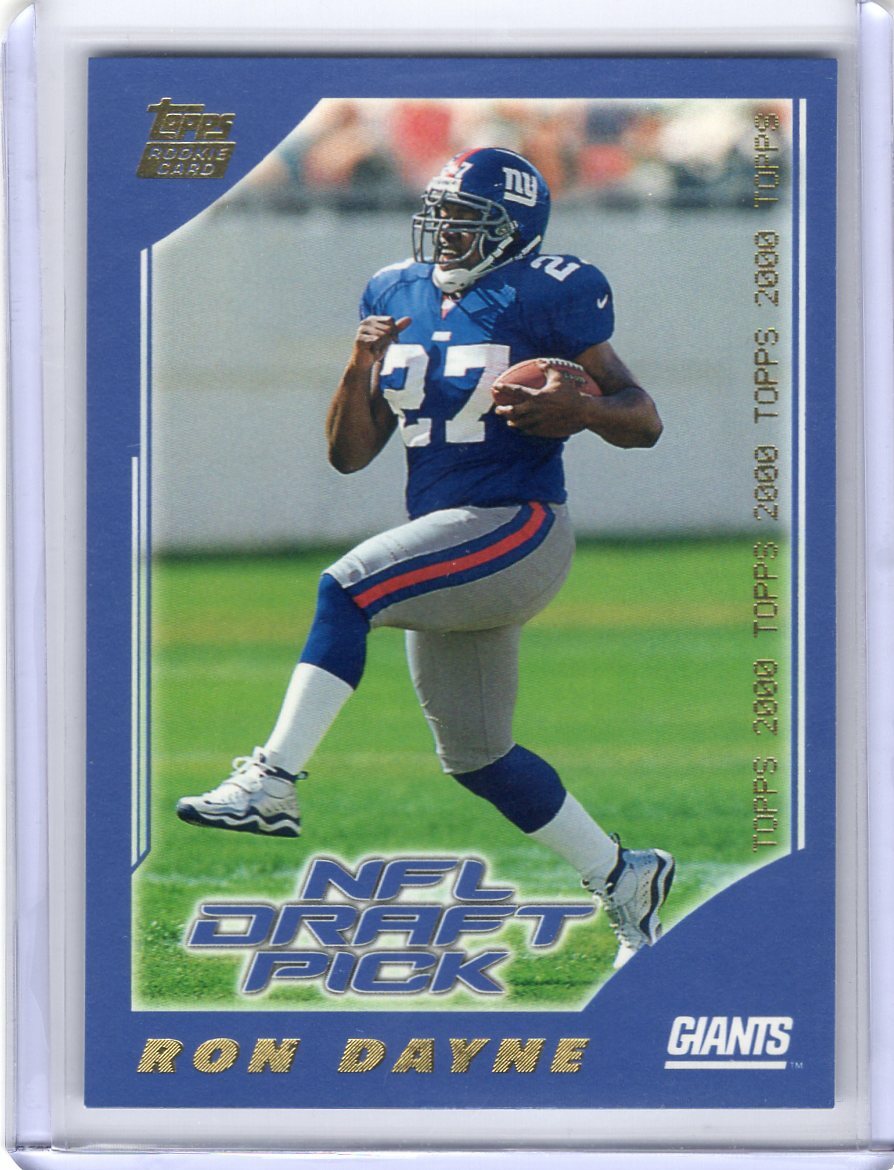 RON DAYNE 2000 Topps SHORTPRINTED ROOKIE CARD #379 - GIANTS | eBay