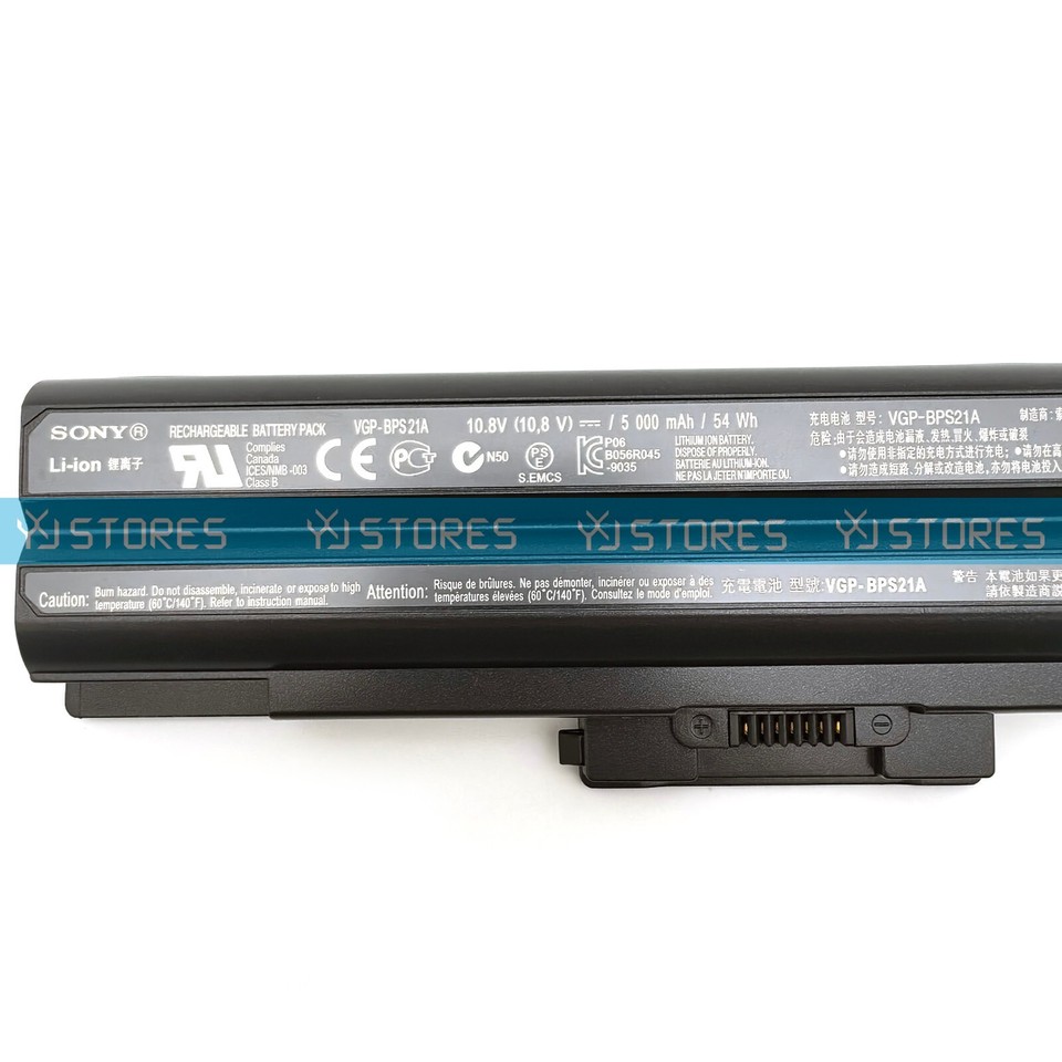 Genuine BPS13 VGP-BPS21A 54Wh Battery for Sony VGP-BPS13A/B BPS13A/Q ...