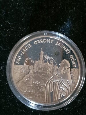 2005 Poland PROOF 20zl Silver Coin "350-LECIE OBRONY JASNEJ GORY ...