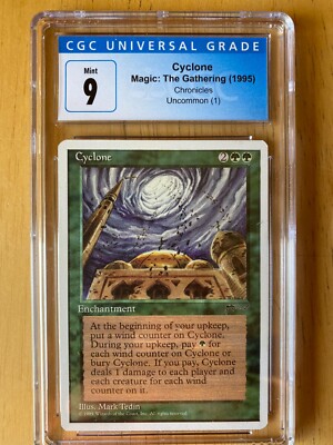 MTG Cyclone 1995 Chronicles CGC 9.0 Magic The Gathering | eBay