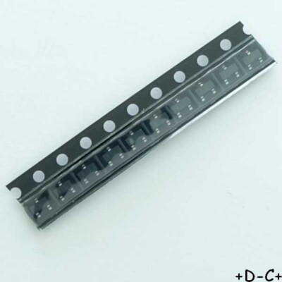 BSS123 Transistor Mosfet 100V 170mA 1.2ohm SOT-23 ONS RoHS (Lot de 10 ...