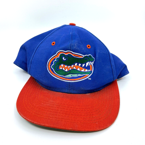 VINTAGE Florida Gators Hat Men One Size Blue Snapback Baseball Cap NCAA ...