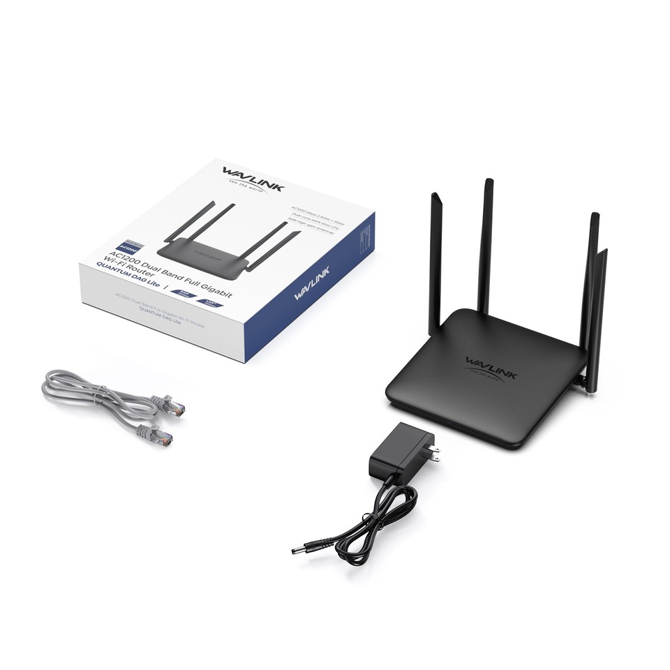 AX3000 Wi-Fi 6 Gigabit Router Dual Band AC1200 WiFi 5 Router 1000Mbps ...