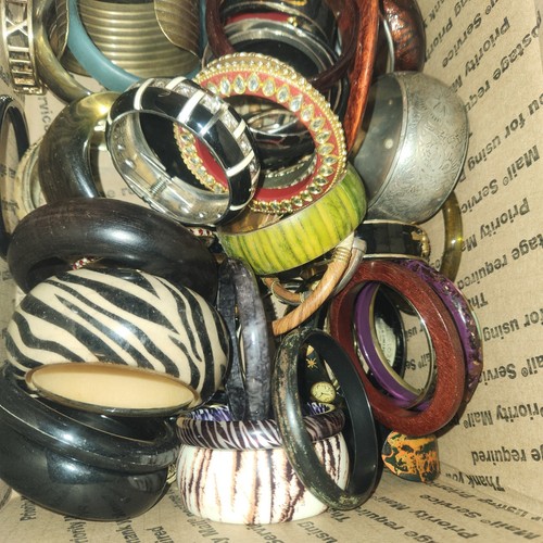 Lot of 40+ Vintage To NOW Mixed Bangles Bracelets Cuff Mod Retro | eBay
