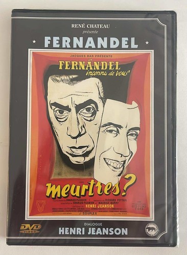 meurtres ? fernandel henri jeanson dvd comme neuf envoi protégé et ...