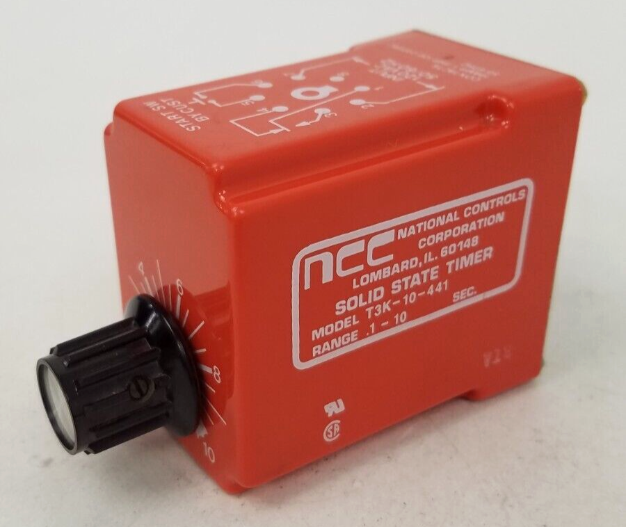 T3K-10-441 NCC Solid State Timer .1-10 Sec *NEXT DAY OPTION* | eBay