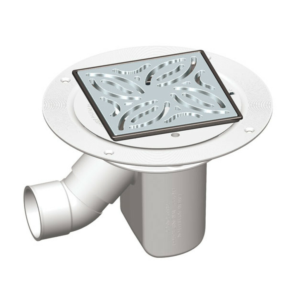 AKW TF75 Waste Unit Trap Gully Tuff Form Tile Shower Wetroom Stainless ...