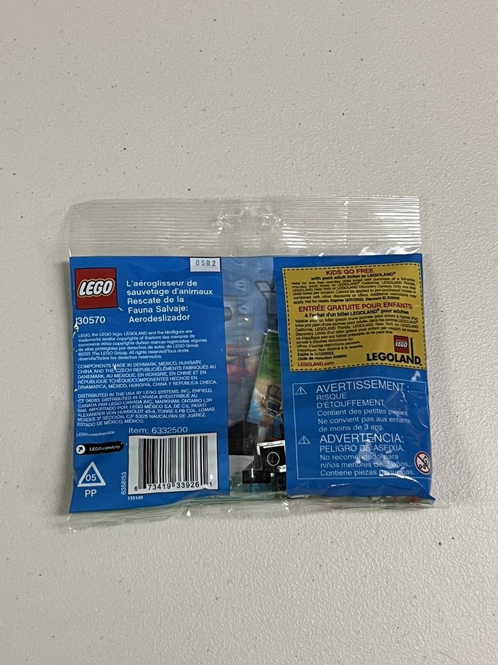 Lego 30570 City Wildlife Rescue Hovercraft Polybag 5702016911954| eBay