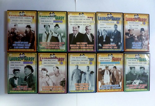 10 DVD LAUREL & HARDY LES PLUS GRANDS FILMS N° 50 À 59 CINÉMA COMIQUE ...