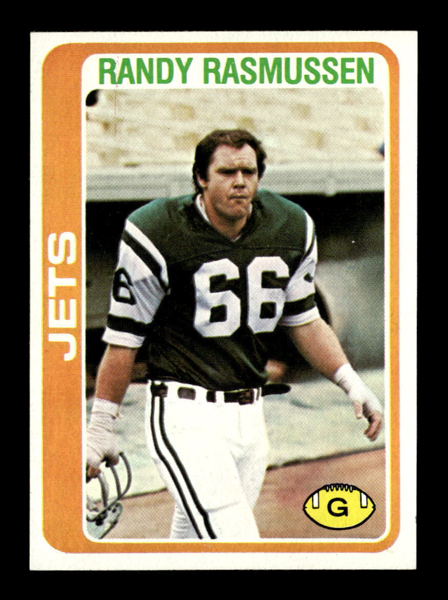 1978 Topps #307 Randy Rasmussen New York Jets EX+ Football Card *I7 | eBay