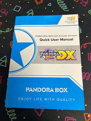 Pandora Box DX Instructions booklet (JAMMA) | eBay UK