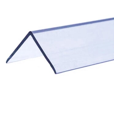 PVC CORNER CLEAR WALL PROTECTOR PLASTIC 90 DEGREE ANGLE TRIM - 1 METRE ...