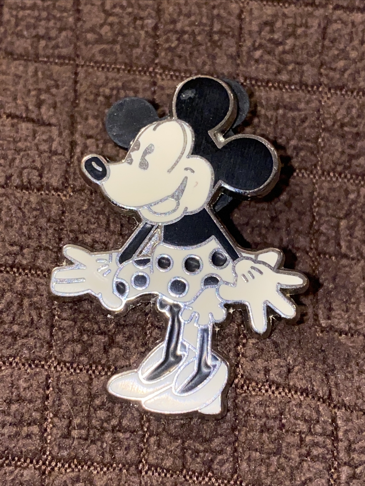 Vintage Style 2010 Classic Pie Eyed Minnie Mouse Collectible Enamel Pin ...