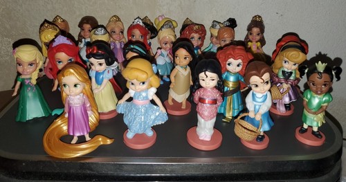 28 Disney Animators Collection Mini Princess Toddler 3” Figurines ...