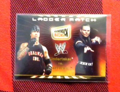 2002 Fleer WWE Royal Rumble GIMMICK MATCHES UNDERTAKER JEFF HARDY ...