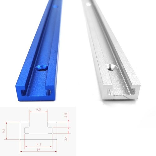 300/400/600/800MM T-tracks Aluminum Slot Miter Track Jig Fixture | eBay