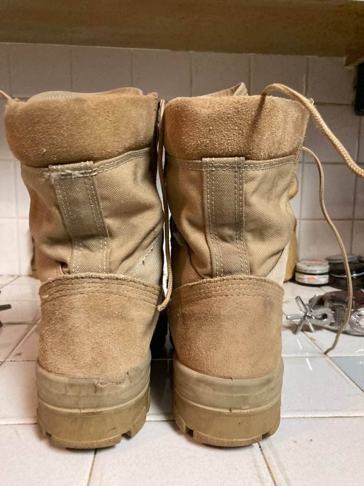 BATES Men’s Combat Desert Storm FLIGHT Crew/Tactical Boots Size 8 M ...
