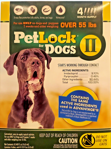 PetLock II Spot-On Treatment for Large Dogs Over 55 lbs for sale online | eBay