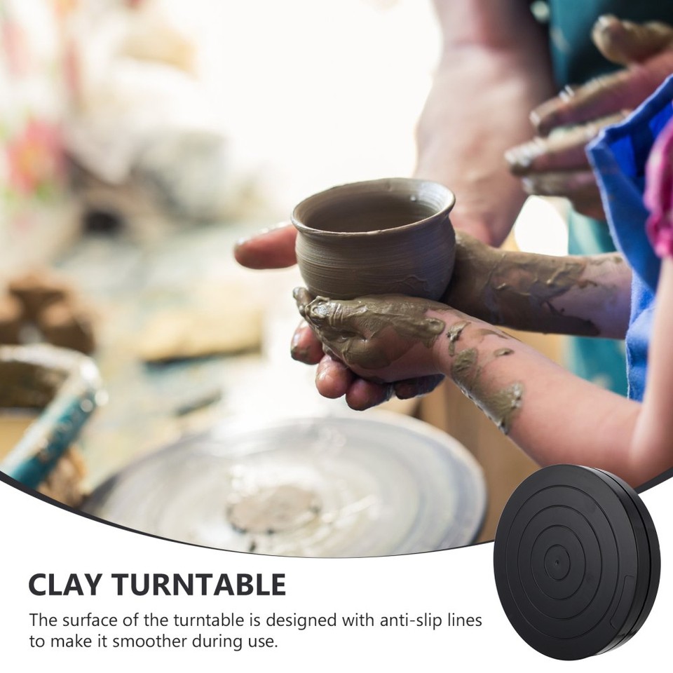 Clay Turntable Plastic Rotation Wheel Pottery Rotary Plate Sculpture ...